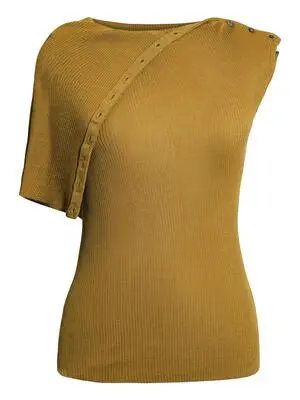 KALLMEYER Garence Asymmetric Knit Top - Gold