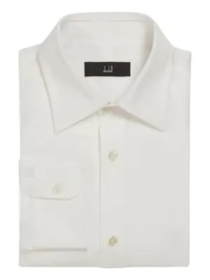 Dunhill Cotton Giro Inglese Shirt - White