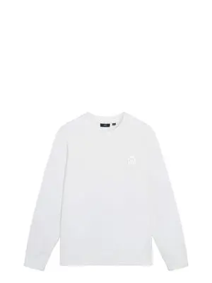 Dunhill Cashmere-cotton Logo Sweatshirt - White