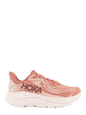 HOKA Clifton 10 Mesh Trainers Rose Latte Blush F