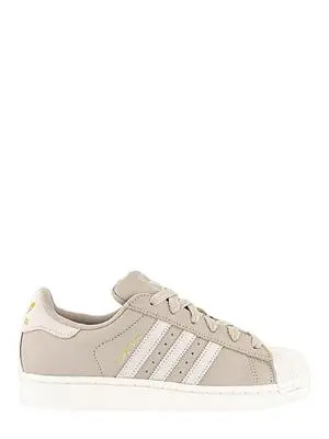 Adidas Superstar Ii Leather Trainers - Wonder Beige Alumina Whi