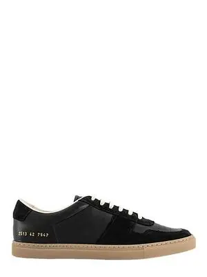 COMMON PROJECTS Bball Slim Gum Sole Leather Trainers - Black