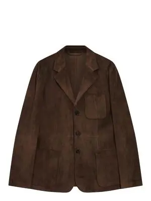 Dunhill Suede Blazer - Brown