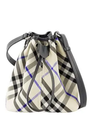 BURBERRY Mini Drawstring Purse
