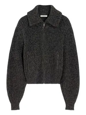 LEMAIRE Zipped Cardigan - Black
