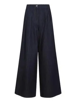 Dries Van Noten Pamplona Den Pants - Blue
