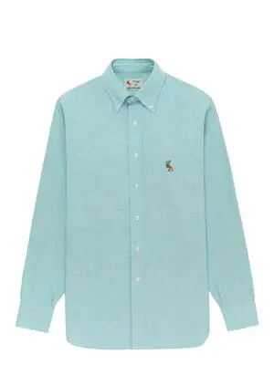 Aimé Leon Dore X Drake's Oxford Shirt - Green