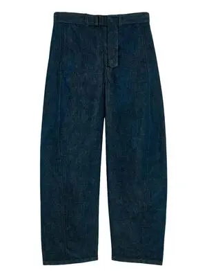LEMAIRE Twisted Belted Pants - Blue