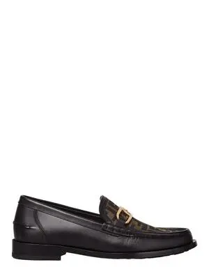 Fendi O'lock Loafers - Black