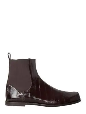 Fendi Ff Squared Chelsea Boots - Brown
