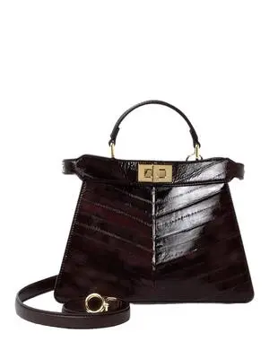Fendi Peekaboo ISeeU Small Bag Brown