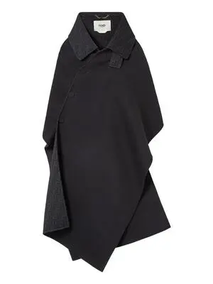FENDI Wool Double Fabric Cloak