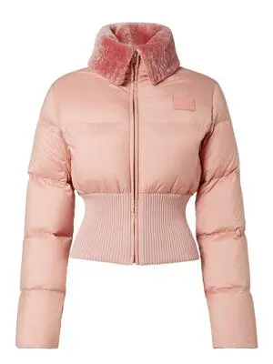 Fendi Quilted Down Jacket - Pink