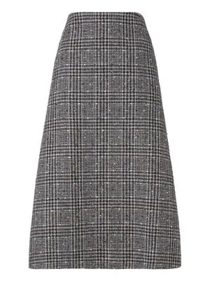 Fendi Flared Midi Skirt - Grey