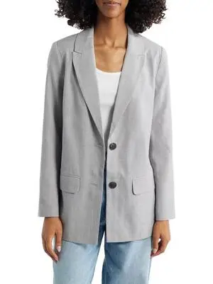 FRIENDS LIKE THESE Peak Lapel Relaxed Fit Blazer