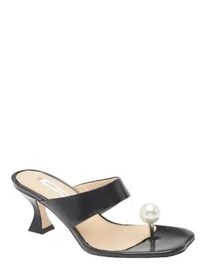 Sandy Liang Pearl Slide Sandal - Black