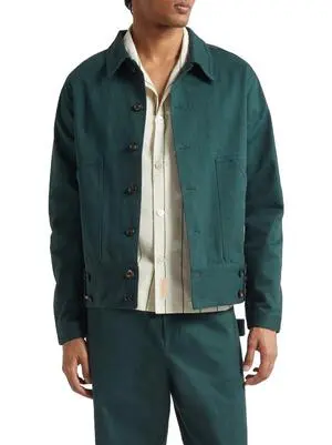 BODE Knolly Brook Cotton Jacket - Dark Green
