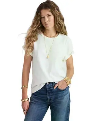 Madewell Dakota Perfect Crewneck Tee - White