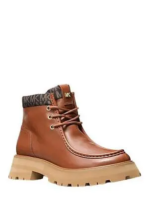 Michael Kors Cade Leather Ankle Boot - Brown
