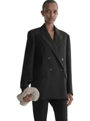A.L.C. Calla Oversized Tailored Jacket - Black
