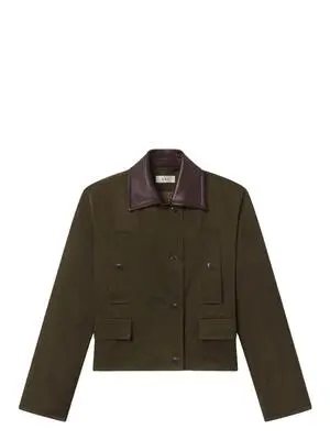 A.L.C. Colton Oil Cloth Jacket - Military