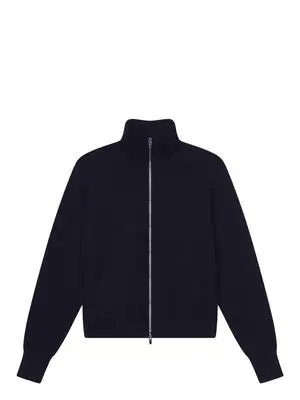 A.L.C. Oliver Knit Zip-up Cardigan - Navy