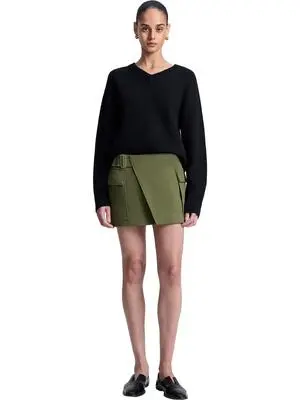 A.L.C. Conan Mini Skirt - Olive