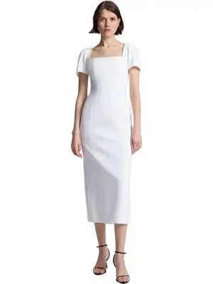 A.L.C. Elvie Midi Dress - White