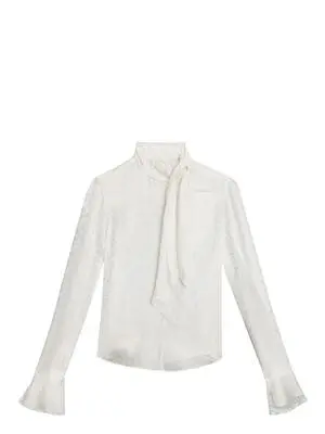 Isabel Marant Raphaella Jacquard Blouse - White