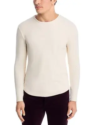 Monfrère Dann Long Sleeve Ribbed Tee - Vintage Blanc