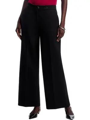 T Tahari Wide Leg Pants - Black