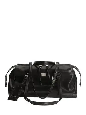 Dolce & Gabbana Vittoria Calfskin Medium Bag - Black