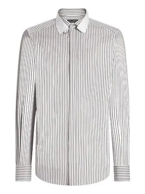 Dolce & Gabbana Striped Poplin Martini Shirt - Multicolor