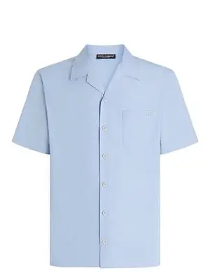 Dolce & Gabbana Hawaii Cotton Shirt - Azure