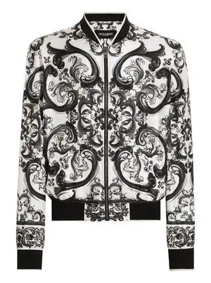 Dolce & Gabbana Majolica-print Twill Jacket - Multicolor