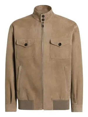 Dolce & Gabbana Suede Jacket - Beige