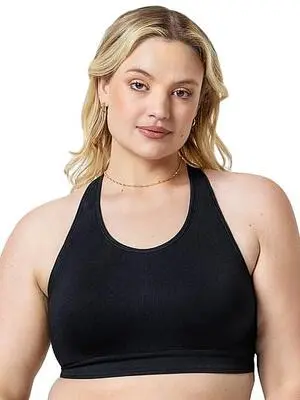 Victoria's Secret Curvy Couture Smooth Seamless Support Wireless Bra - Black