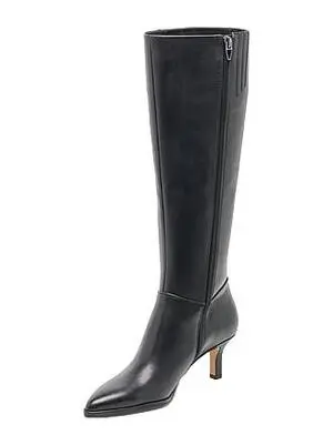 Pink Dolce Vita Aldy Knee High Boots Black
