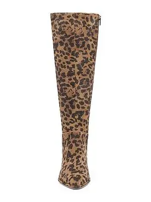Pink Dolce Vita Aldy Knee High Boots Print