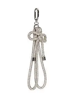 Victoria's Secret Knotted Shine Wristlet Strap Keychain - Gold