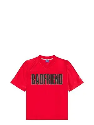 BADFRIEND Big Logo Football Jersey - Red