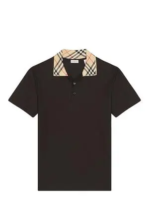 Burberry Evan Polo In Brown - Clove Brown
