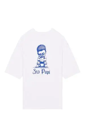 WILLY CHAVARRIA Precious Sad Papi Northsider Tee - White