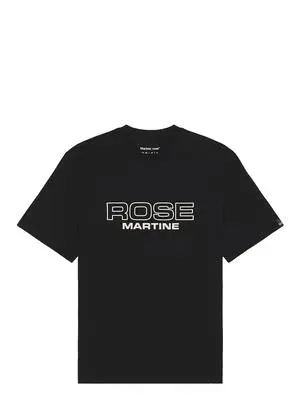 Martine Rose Classic T-shirt In Black - Black Rose Martine