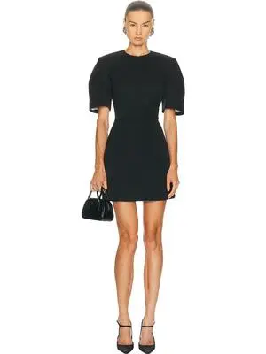 Givenchy Short Sleeve Mini Dress - Black
