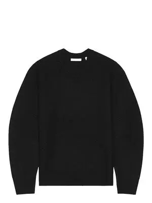 Helmut Lang Boiled Crew Sweater - Black