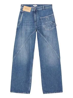 JW Anderson Twisted Workwear Jeans - Light Blue