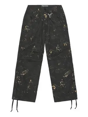 Reese Cooper Cotton Ripstop Wide Leg Cargo Pants - Camo