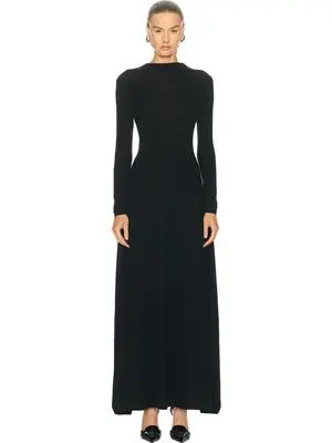 TOM FORD Crewneck Column Dress - Black