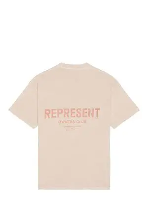 REPRESENT Owners Club Tee In Mauve - Dusty Mauve